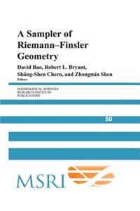 Buy A Sampler of Riemann Finsler Geometry By Silvio Levy General editor ...