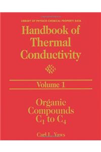 Buy Handbook of Thermal Conductivity: Organic Compounds C1 to C4 By ...
