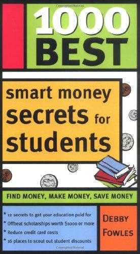 Buy 1000 Best Smart Money Secrets for Students By Debby Fowles ...