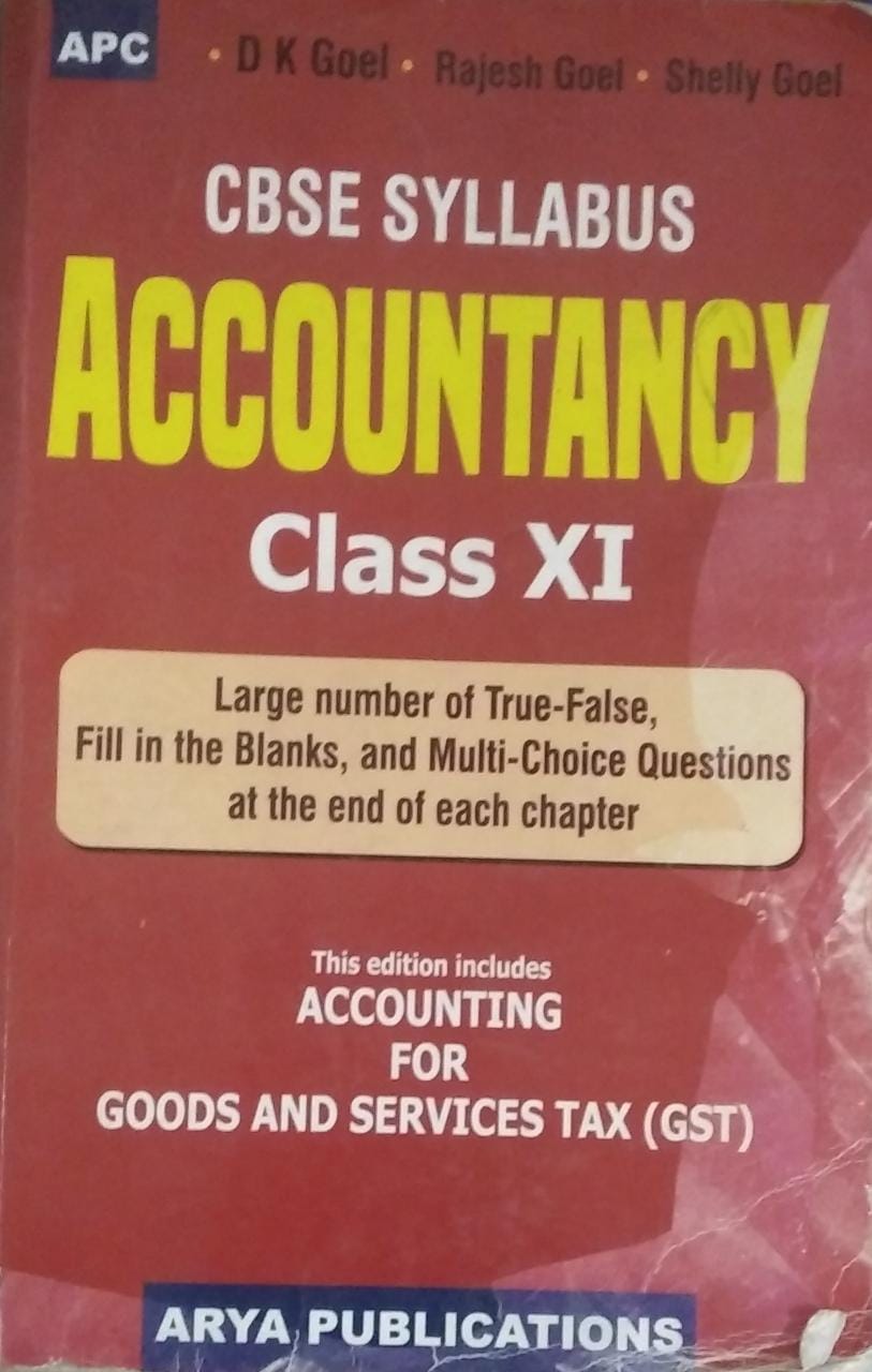 Buy ACCOUNTANCY CLASS XI By DK GOEL | Bookchor.com