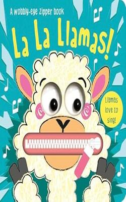 Buy WOBBLY EYE ZIPPER LA LA LLAMAS By Georgie Taylor | Bookchor.com