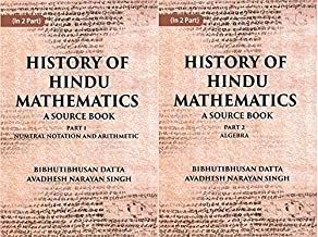 Buy HISTORY OF HINDU MATHEMATICS: A SOURCE BOOK (Part- I-NUMERAL ...