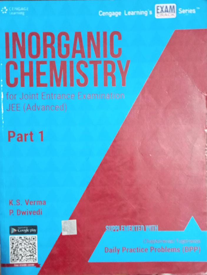 Buy Inorganic Chemistry For JEE (ADVANCED) PART 1 By K.S. Verma ...