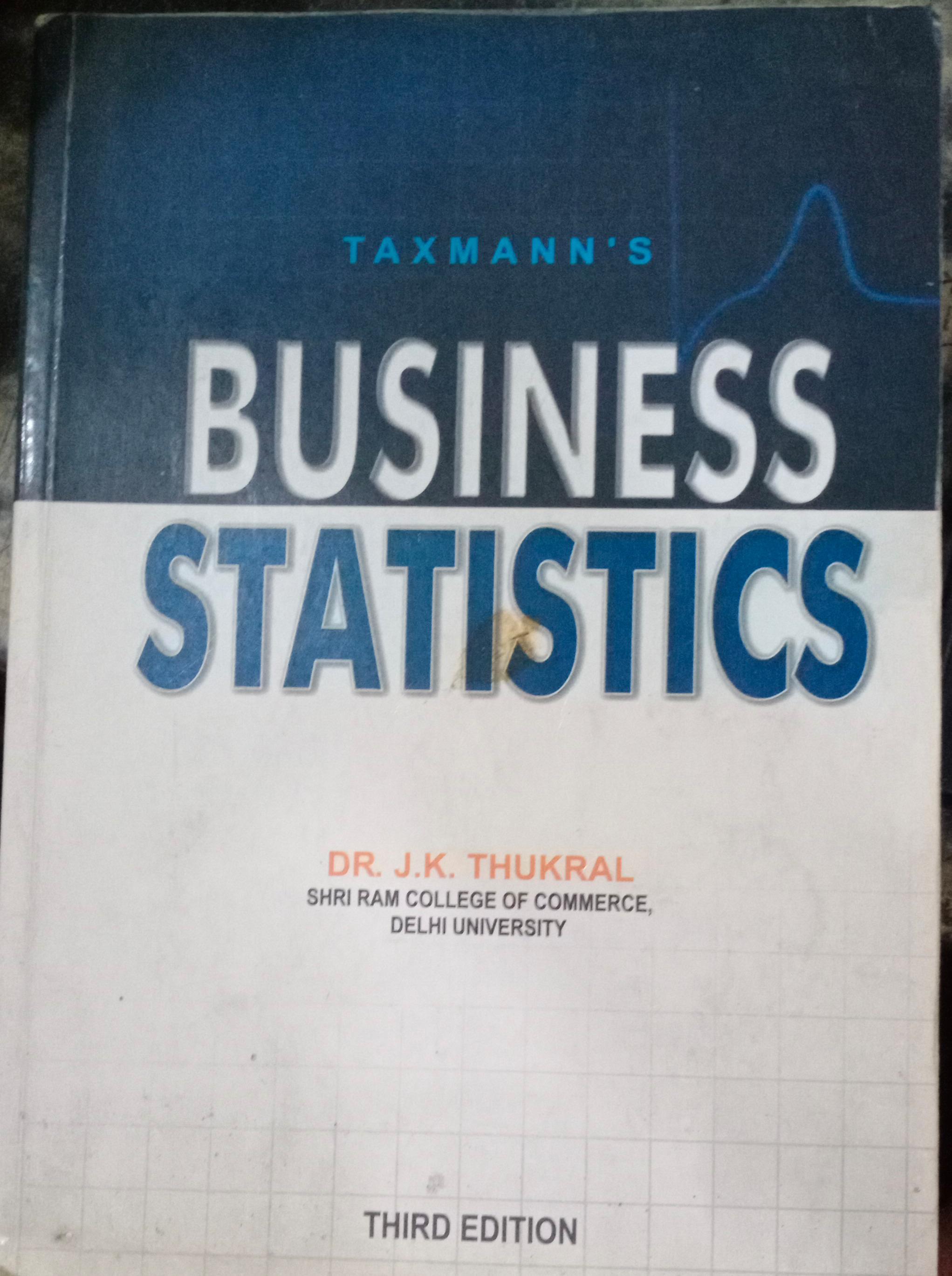 Buy Business Statistics By JK Thukral | Bookchor.com