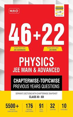 Buy MTG 46 + 22 Years JEE Main and IIT JEE Advanced Previous Years ...