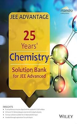 Buy 25 Years' Chemistry Solution Bank for JEE Advanced By Sharon Flynn ...