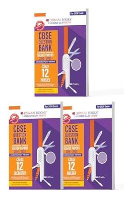 Buy Oswaal CBSE Question Bank Class 12 Set of 3 Books Physics ...