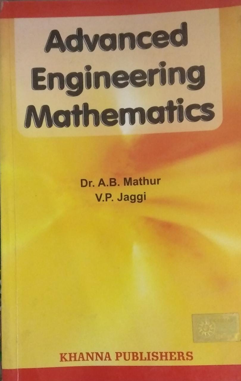 Buy Advanced Engineering Mathematics By A B Mathur, V P Jaggi ...