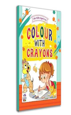Buy Colour With Crayons Activity, Animal, Flowers, Transport, Alphabet ...